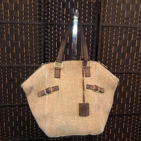 Yves Saint Laurent | Bags | Yves Saint Laurent Raffia Downtown Straw ...